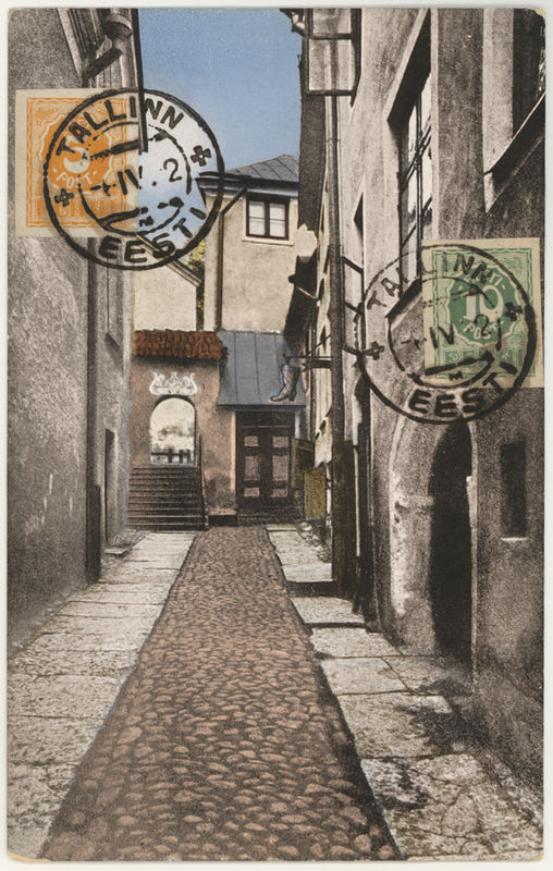 Postcard Tallinn Nõelasilma Street - Ajapaik