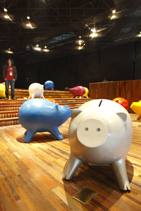 Eesti paviljon Shanghai EXPO-l, interjöör; - Ajapaik