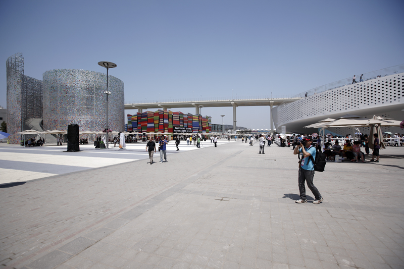 Eesti paviljon Shanghai EXPO-l, vaade; - Ajapaik