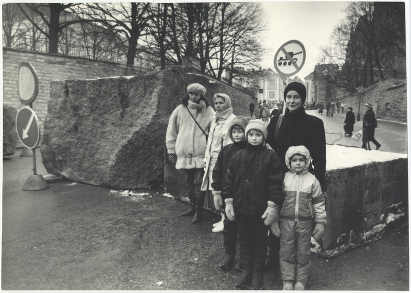 Tallinn. Barrikaadid Toompeal 1991 jaanuar – Kalju Suur - Ajapaik
