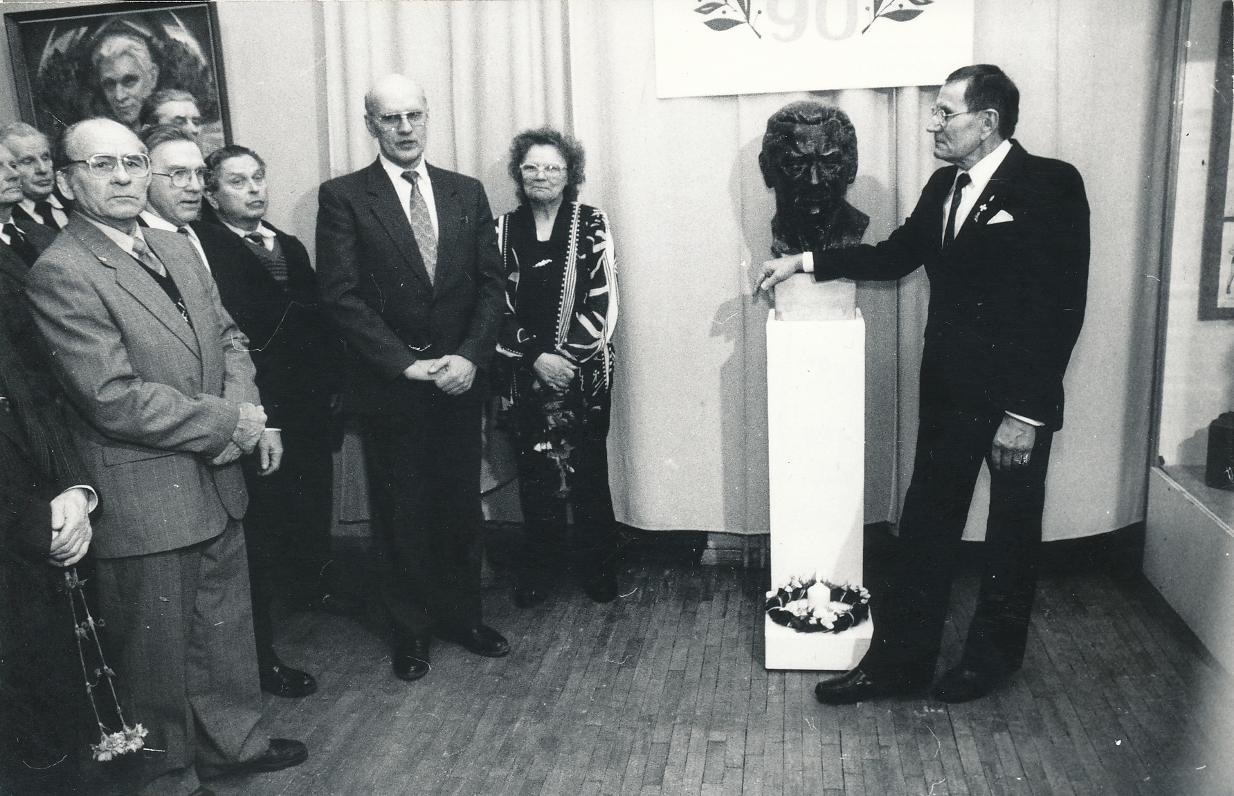 Näituse Olümpiasangar Kristjan Palusalu avamine – Aldo Luud - Ajapaik