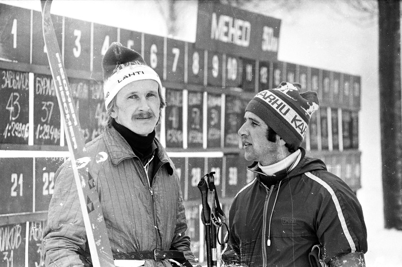 Suusataja Mati Alaver ja spordipedagoog – Jüri Jõepera - Ajapaik