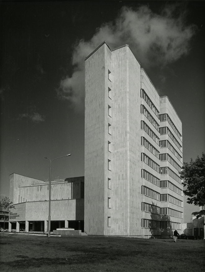 Ametiühingute Maja, hoone vaade. Arhitekt - Ajapaik