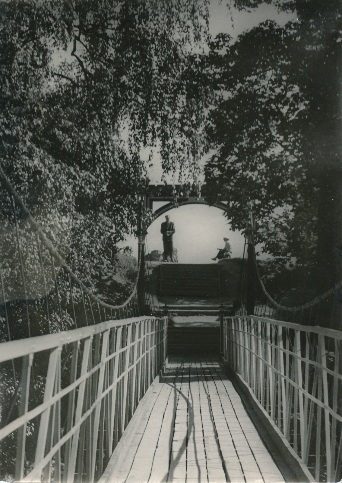 foto, Viljandi, lossimäed, rippsild, u - Ajapaik