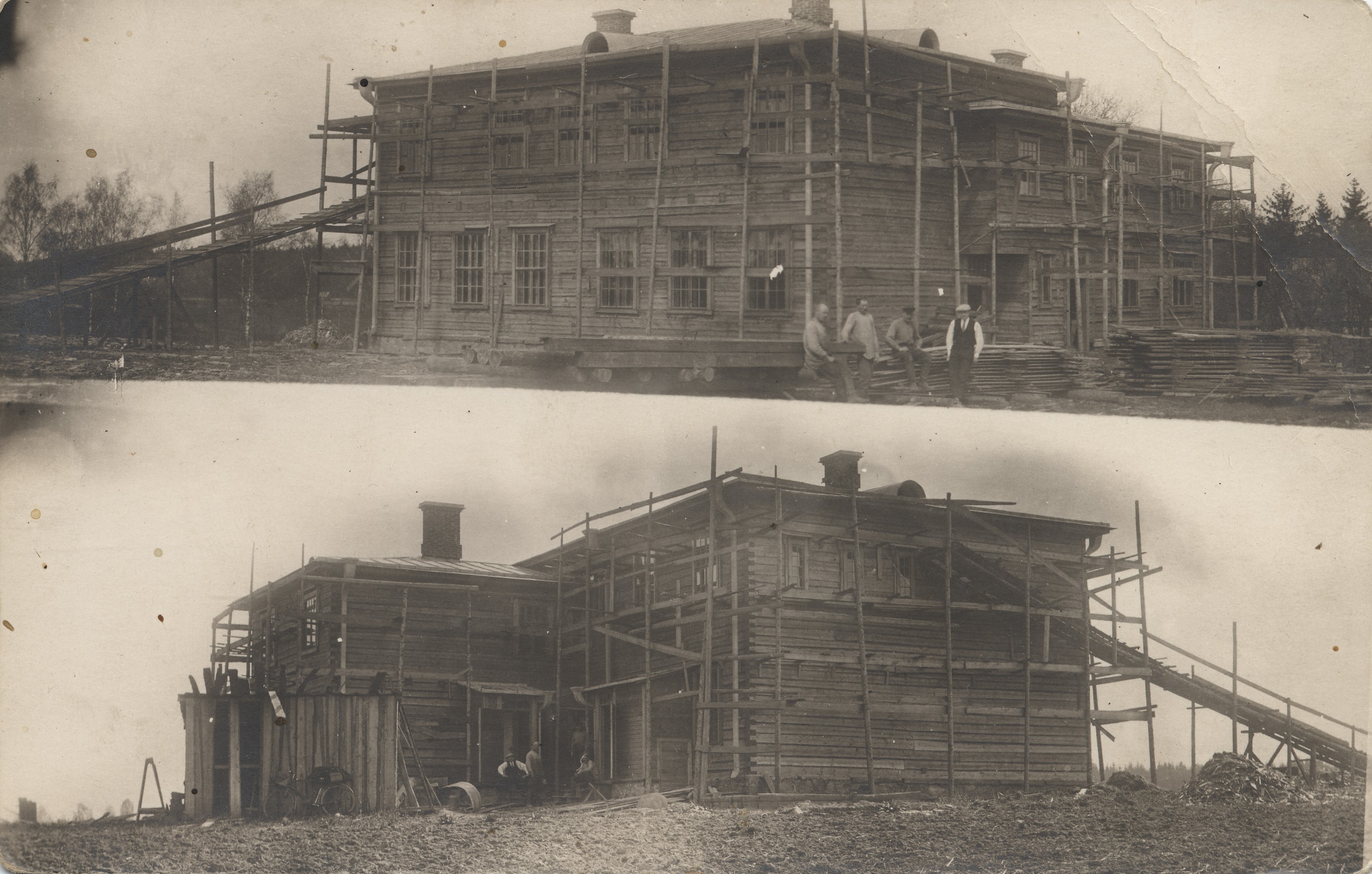 Construction of Põlula School House – [s.n.] - Ajapaik