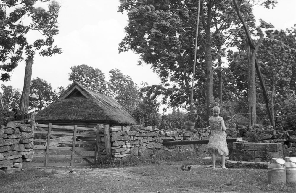 Liigalaskma küla kaev – Tihase, Karl (1914-2005) - Ajapaik