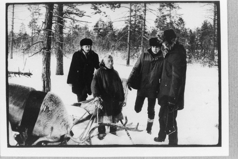 Eesti luuletajad Raivo Raigna (vasakult - Ajapaik