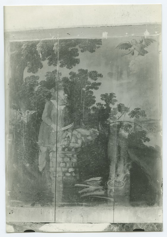 Aabram's sacrifice, oil painting on – Parikas, Johannes & Peeter - Ajapaik