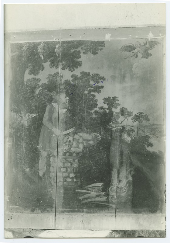 Aabram's sacrifice, oil painting on – Parikas, Johannes & Peeter - Ajapaik