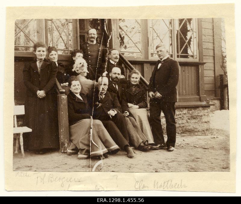 Guido Maydell with friends and - Ajapaik