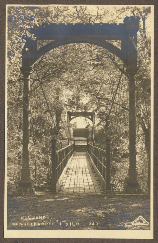 foto albumis, Viljandi, rippsild, lauluväljaku - Ajapaik