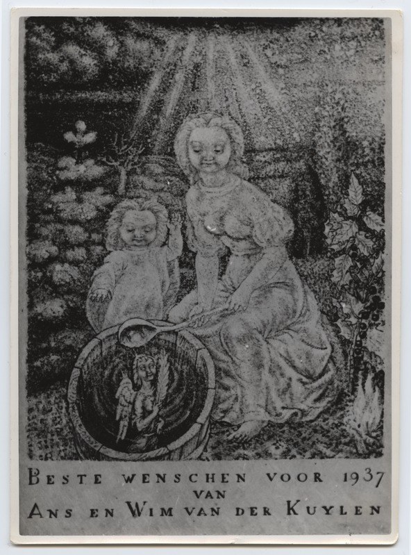 Fotoreproduktsiooni E. Viiralt "Uue aasta – Richard Kirchhoff - Ajapaik