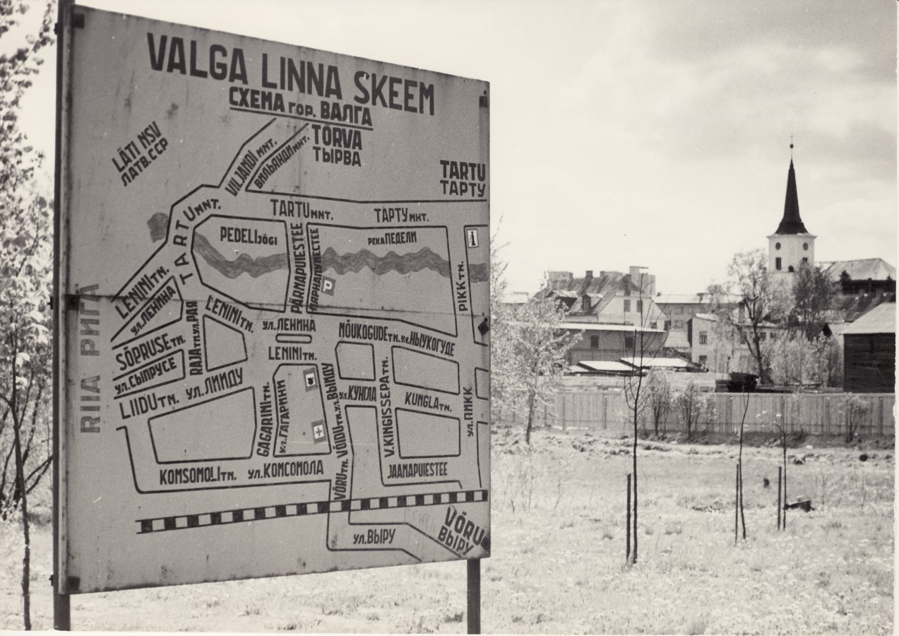 Valga linna skeem – Endel Veliste - Ajapaik