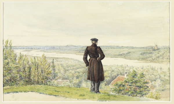 Vaade Viljandi järvele lossimäelt - Ajapaik