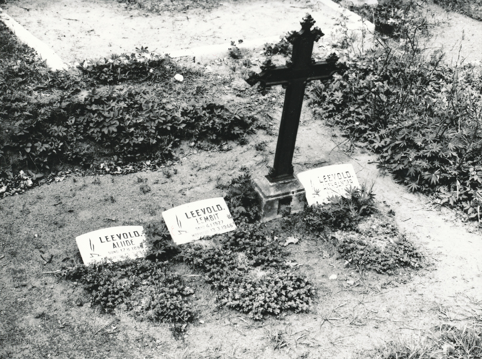 Foto. 1946.a. bandiitide poolt mõrvatud - Ajapaik