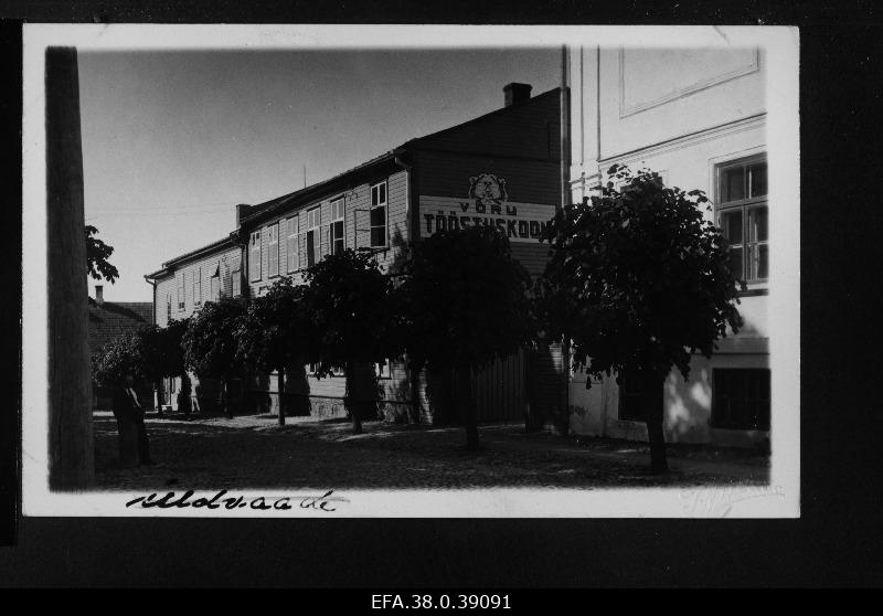 Võru tööstuskooli hoone. - Ajapaik