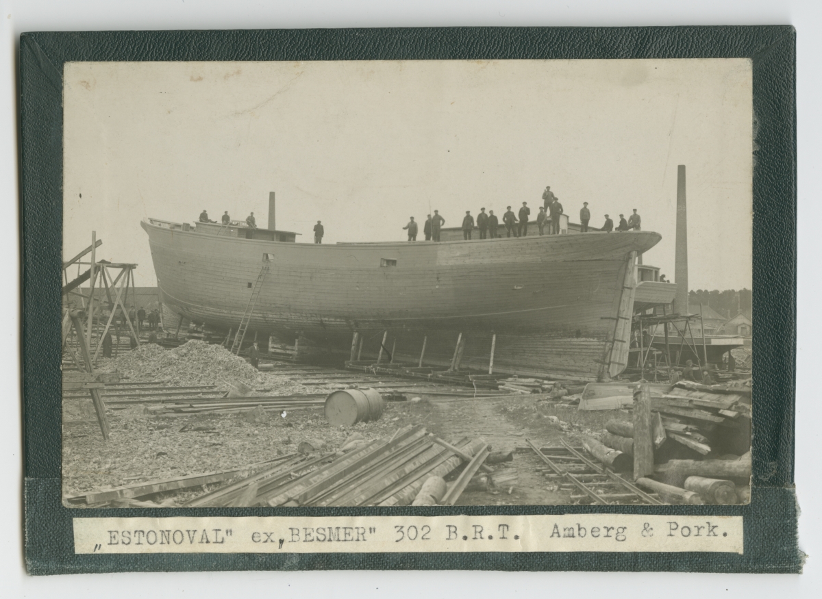 Construction of the sailing ship - Ajapaik