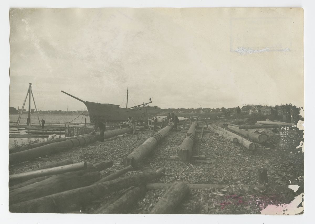 Construction of the sailing ship - Ajapaik