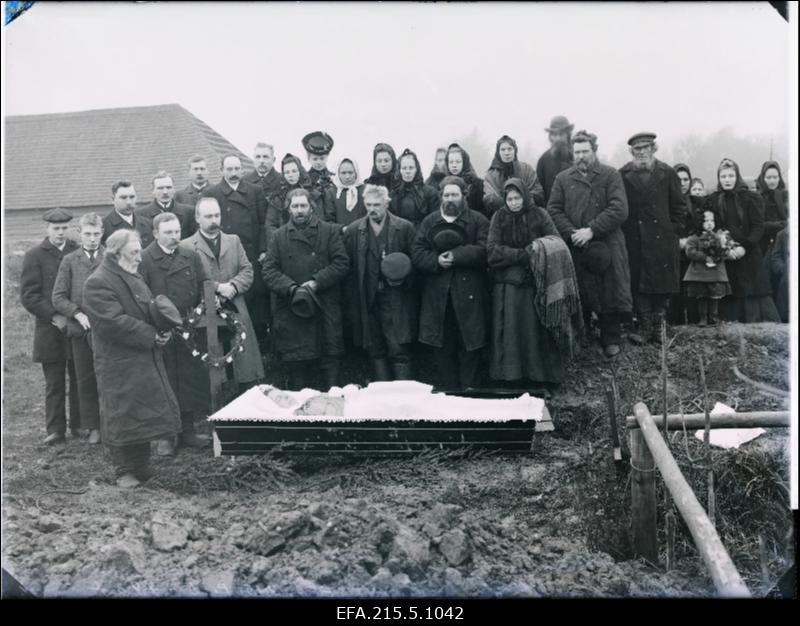Liisu Kuudewiita (Kuudeviita) matus. – Jaan Riet - Ajapaik