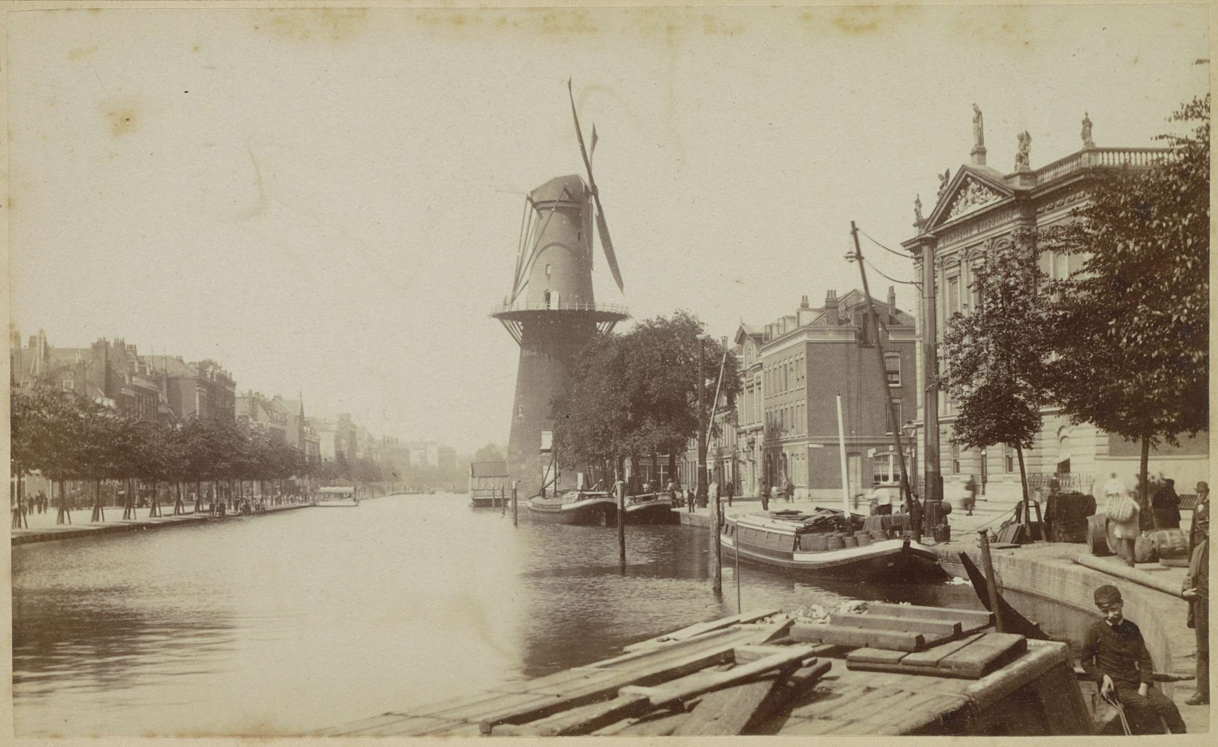 Gezicht op de Coolvest te – Jager, Andries - Ajapaik