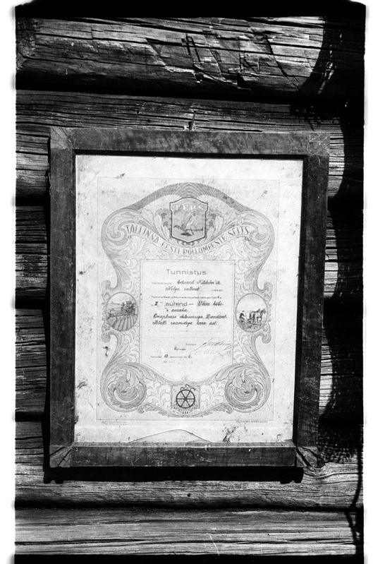 Tallinna Eesti põllumajandusnäituse (1926) tunnist – Lembit Odres - Ajapaik