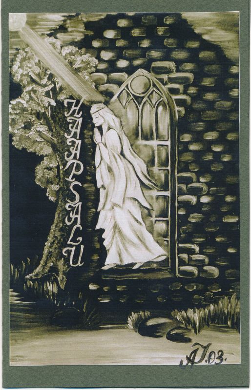 Postkaart. Valge Daami ja akna – Jelena Aleksejeva - Ajapaik