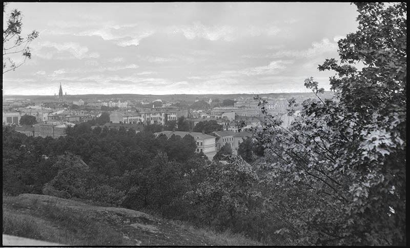 Turun kaupunkinäkymä Vartiovuorelta kuvattuna; ulk – Ernst Gustaf ...