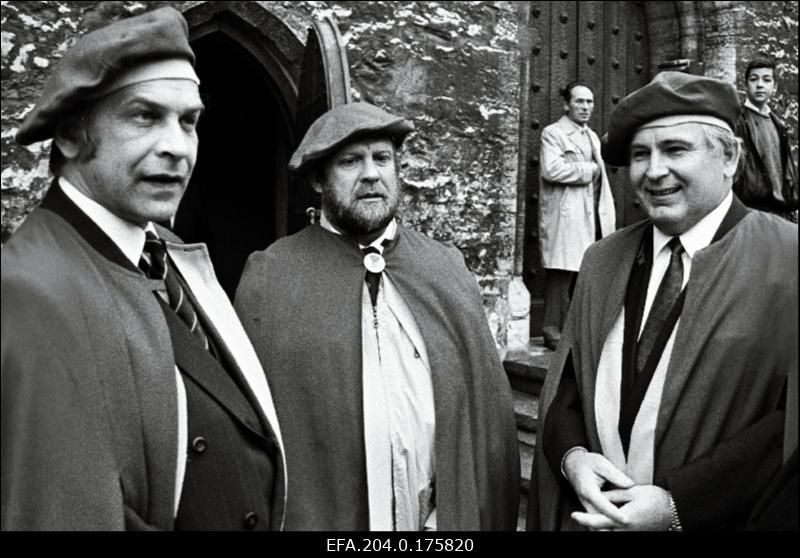 Tallinna linnapea Jaak Tamm (vasakult), – Peeter Langovits - Ajapaik