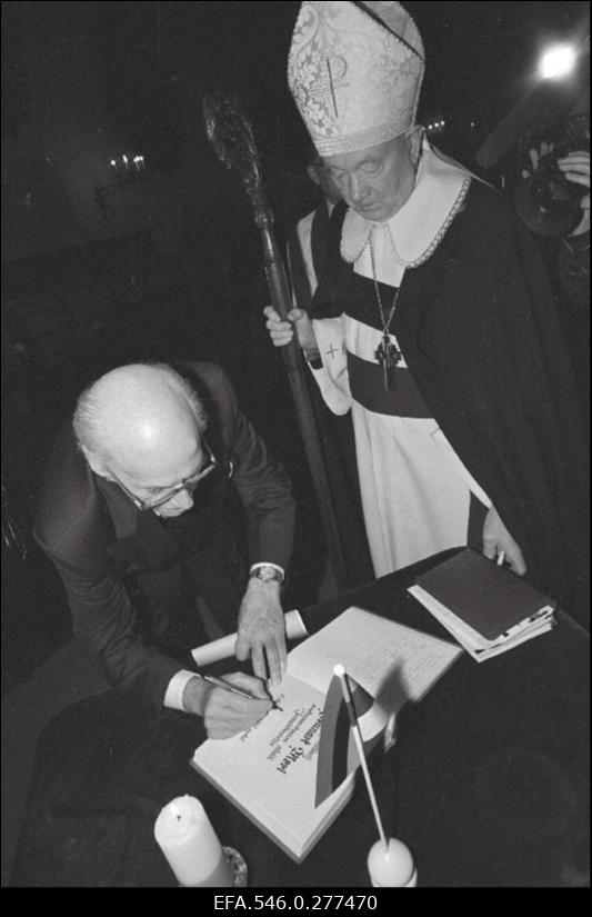 President Lennart Mere ametisse astumise – Harald Leppikson - Ajapaik