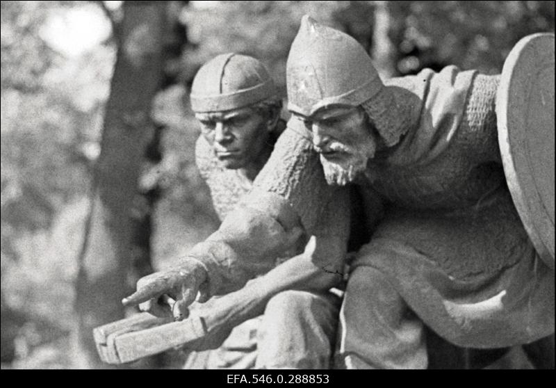 Olav Männi diplomitöö, skulptuur "Vürst – Harald Leppikson - Ajapaik