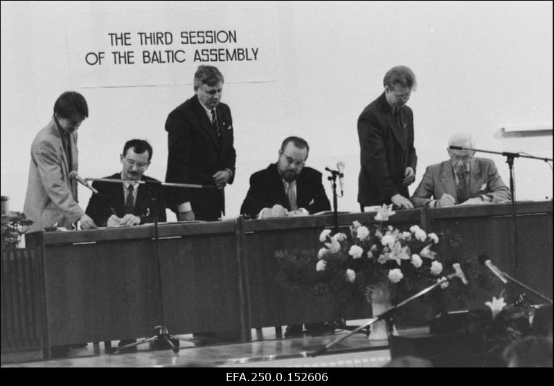 Balti Assamblee presiidiumi aseesimees Gunars – Harald Leppikson - Ajapaik