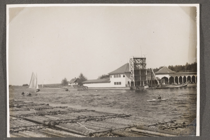 Emajõe ujula Tartus palgiparvetuse ja – Teadmatafotograaf - Ajapaik