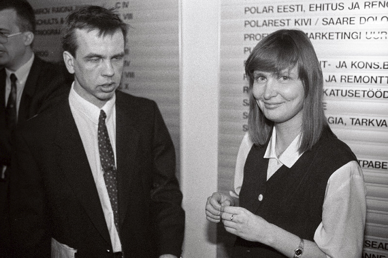 Ajakirjanikud Kalle Muuli (vasakul) ja – Toomas Volmer - Ajapaik