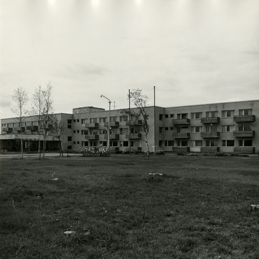 Merivälja pansionaat, hoone vaade. Arhitekt - Ajapaik