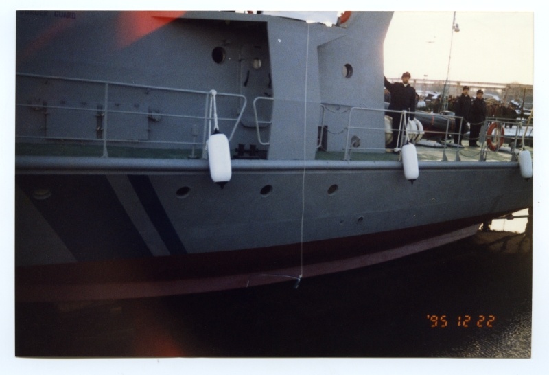 Eesti Piirivalve laeva "Pikker" veeskamine – Urmas Dresen - Ajapaik