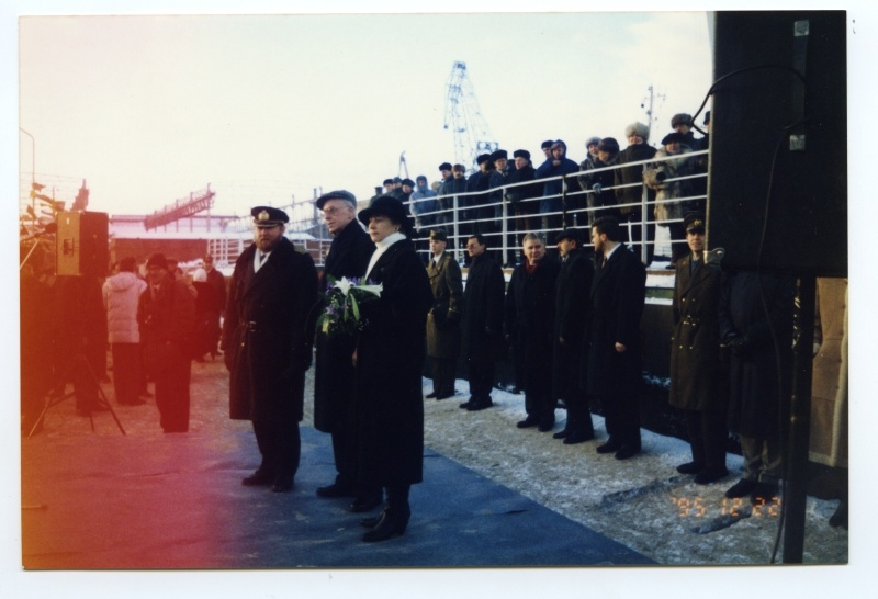 Eesti Piirivalve laeva "Pikker" veeskamine – Urmas Dresen - Ajapaik