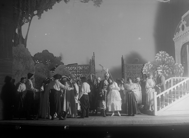 Klaasnegatiiv, Kerjus üliõpilane (Carl Millöckeri - Ajapaik
