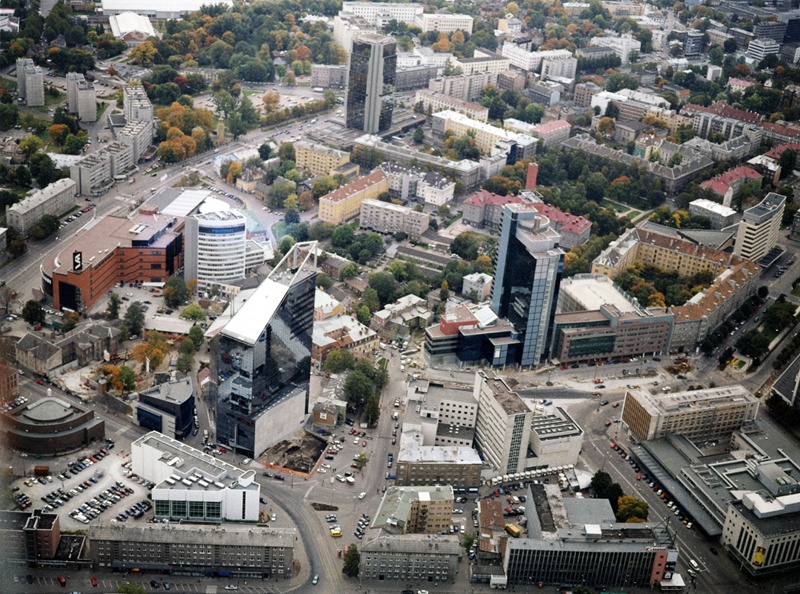 Aerofoto: Tallinna kesklinna tornid sadama - Ajapaik