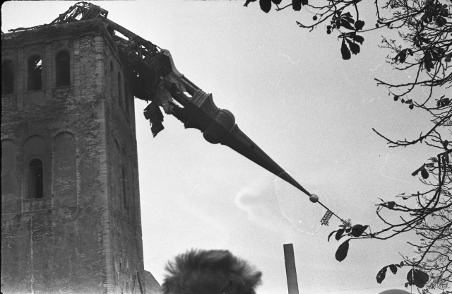 Niguliste kiriku torn peale põlemist – Ivar Vilde - Ajapaik