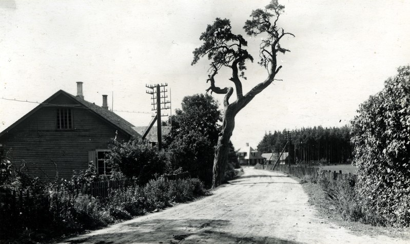 Leisi alevik, vasakul sidejaoskond - Ajapaik