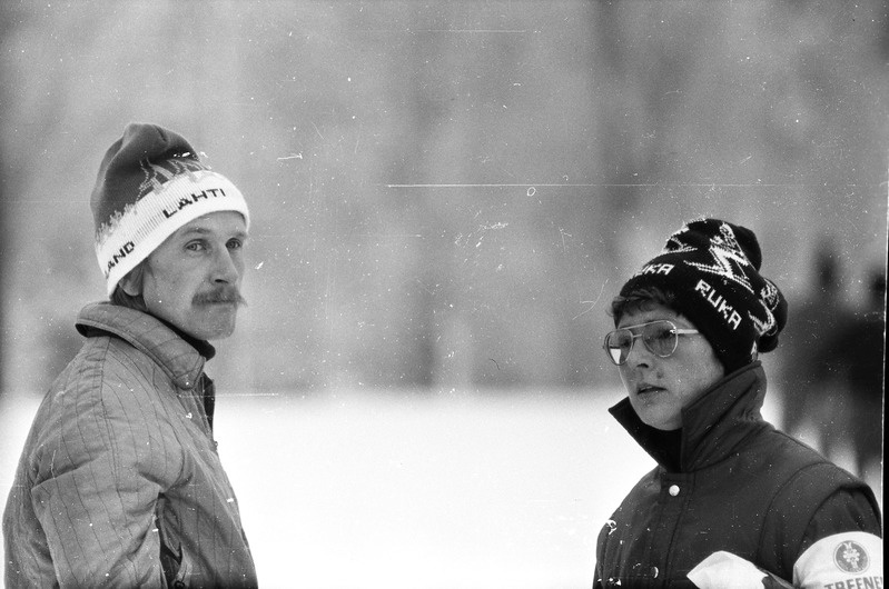 Suusatreener Mati Alaver ja spordiarst – Jüri Jõepera - Ajapaik
