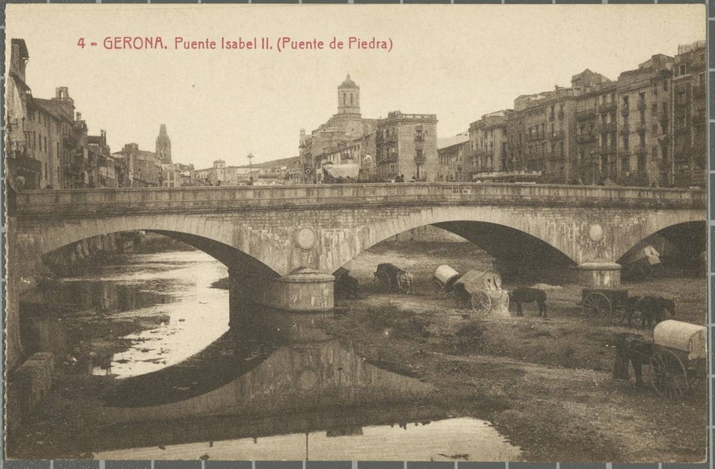 4 -Gerona. Bridge Isabel II. – Desconegut - Ajapaik