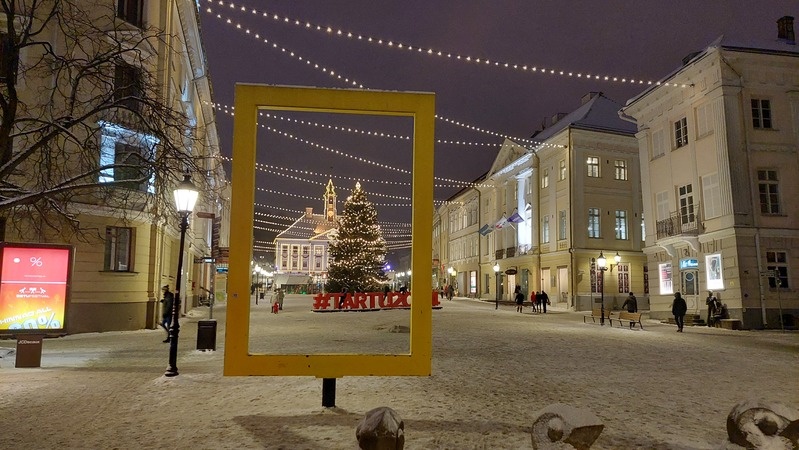 Talvine vaade. Tartu, 2022. – Rein Treier - Ajapaik