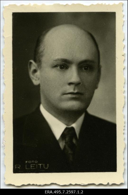 Juhan- Leo Leesment, dokumendifoto - Ajapaik