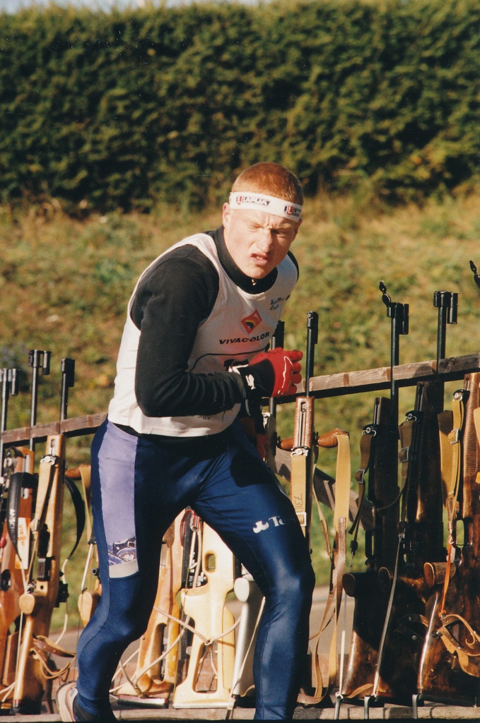 Foto. Laskesuusataja Margus Ader - Ajapaik