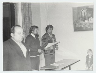 „Mahtra- 1982“ autoralli. Vasakult: Endel – Linda Kivimurd - Ajapaik