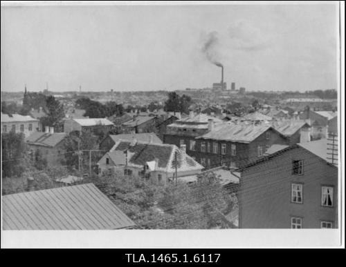 Kentmanni tänava poolt vaade linnale - Ajapaik