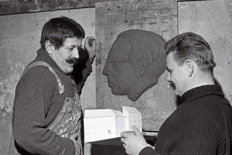 Arhitekt Allan Murdmaa (paremal) ja – Gunnar Loss - Ajapaik